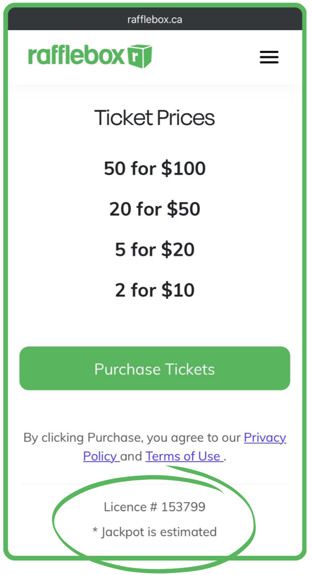 Charitable lottery regulations in Alberta